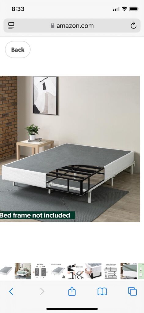 Zinus 9 Inch Twin Metal Smart Box Spring, New | Beds, Mattresses and ...