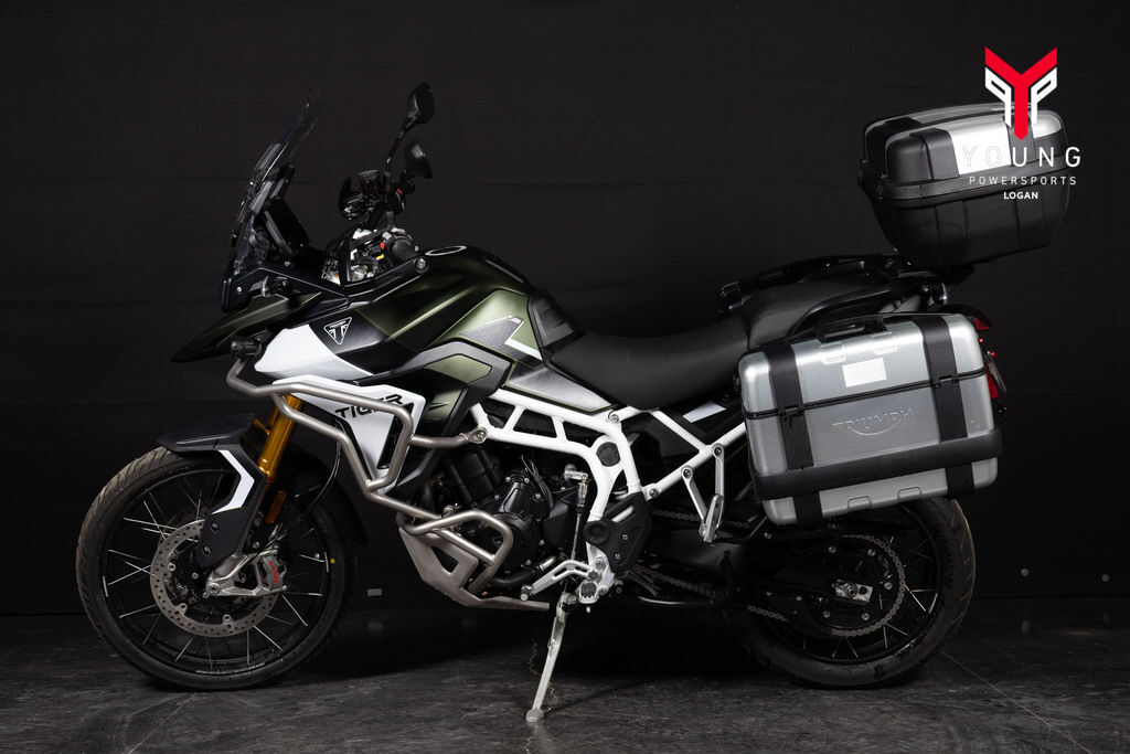 2025 Triumph Tiger 900 Rally Pro Matte Khaki Green / Matte Phantom ...