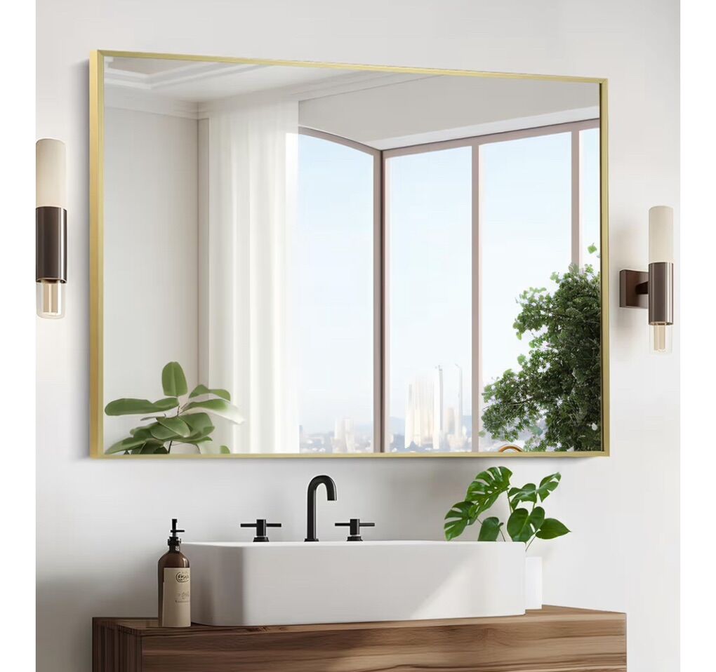 Gold Bathroom Mirror, 16x20 Rectangle Mirror, | Mirrors | KSL Classifieds