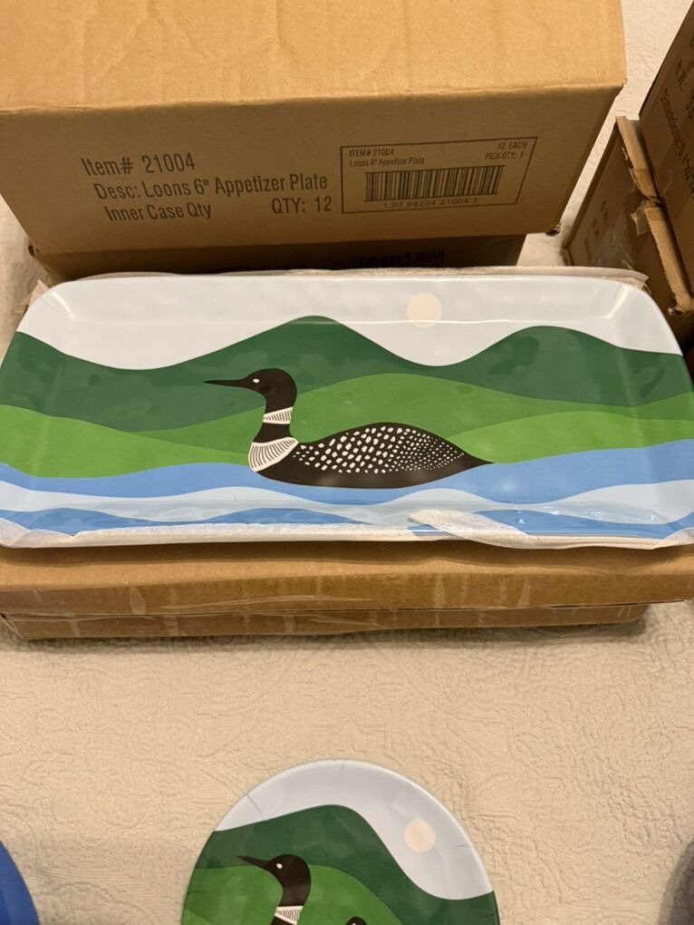 Brand New Merritt Loons Melamine Dinnerware Set | Kitchen | KSL Classifieds