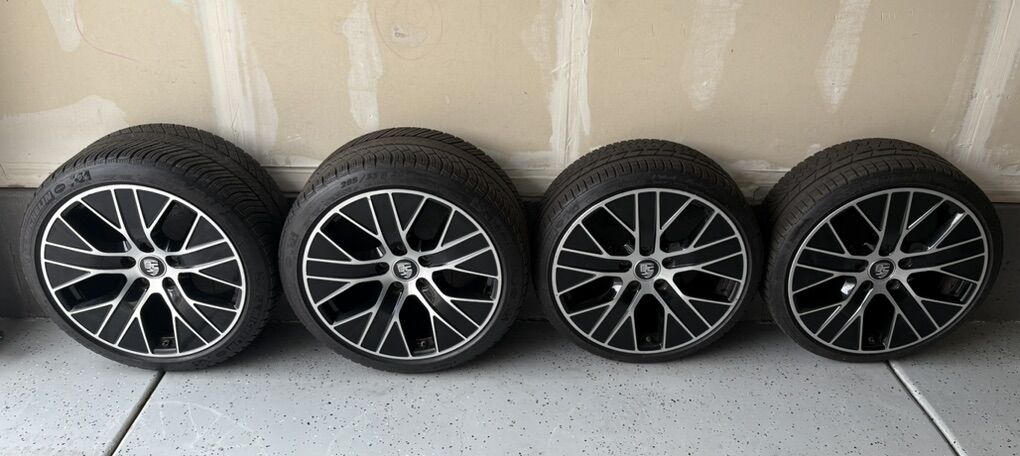 20 Porsche Taycan Turbo Aero wheels w Tires 911 | Wheels and Tires ...