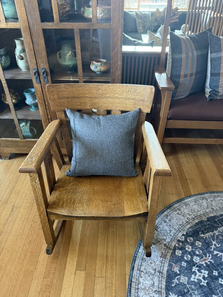 Antique Arts & Crafts Oak Armchair - 1910-25 | Chairs | KSL Classifieds