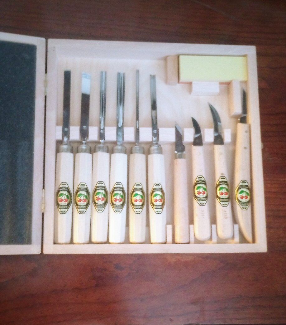 Two Cherries Carving Tool Set, Quality German Made | Woodworking Tools ...