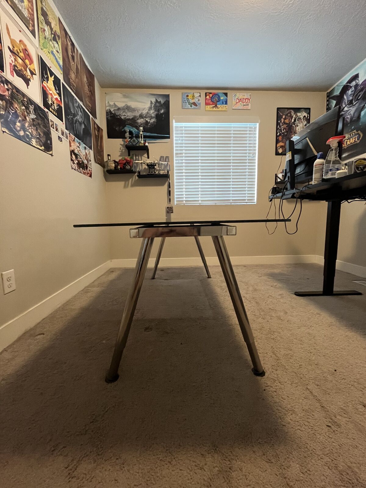 Black Glass Top Desk for Sale | Desks | KSL Classifieds