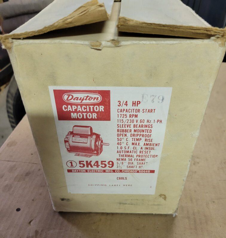New Dayton 3/4 hp Motor | Machinery | KSL Classifieds