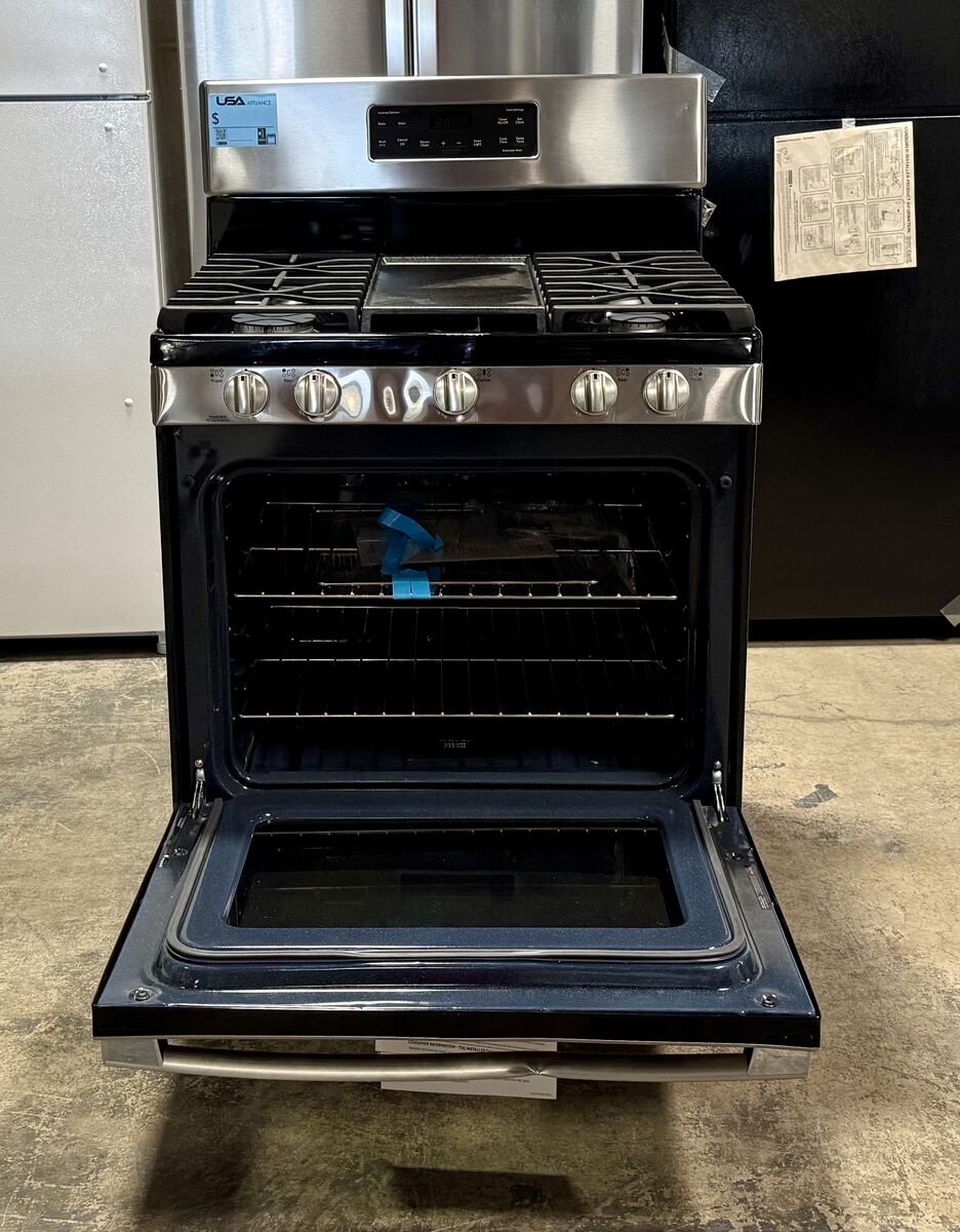 NEW GE STAINLESS STEEL GAS RANGE | Stoves, Ranges and Ovens | KSL ...