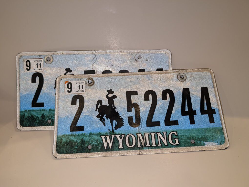 Vintage Wyoming plates | Collectibles | KSL Classifieds