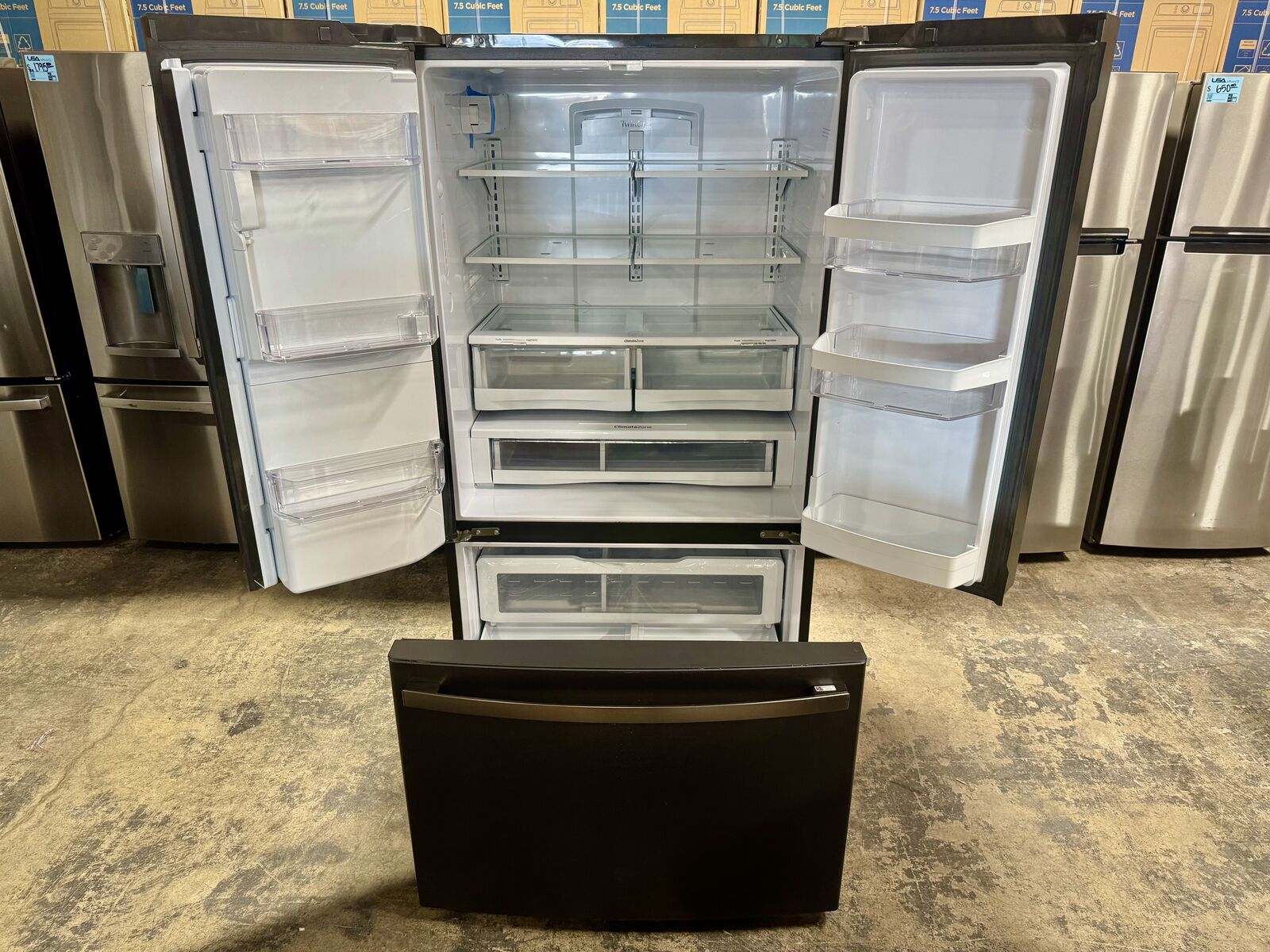 GE FRENCH DOOR REFRIGERATOR BLACK SLATE | Refrigerators & Freezers ...