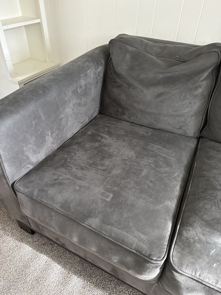 Microfiber Couch/ Down FIlled!!! Amazing | Couches and Loveseats ...