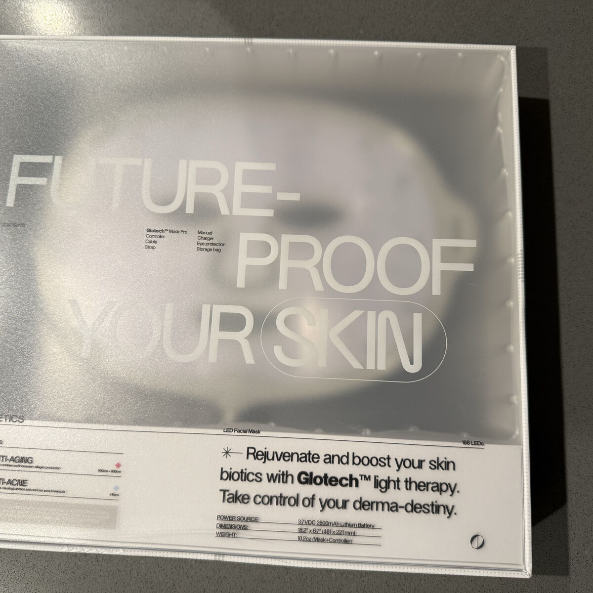 LED Esthetics Glotech Mask Pro-Red And Blue Light | Beauty ...