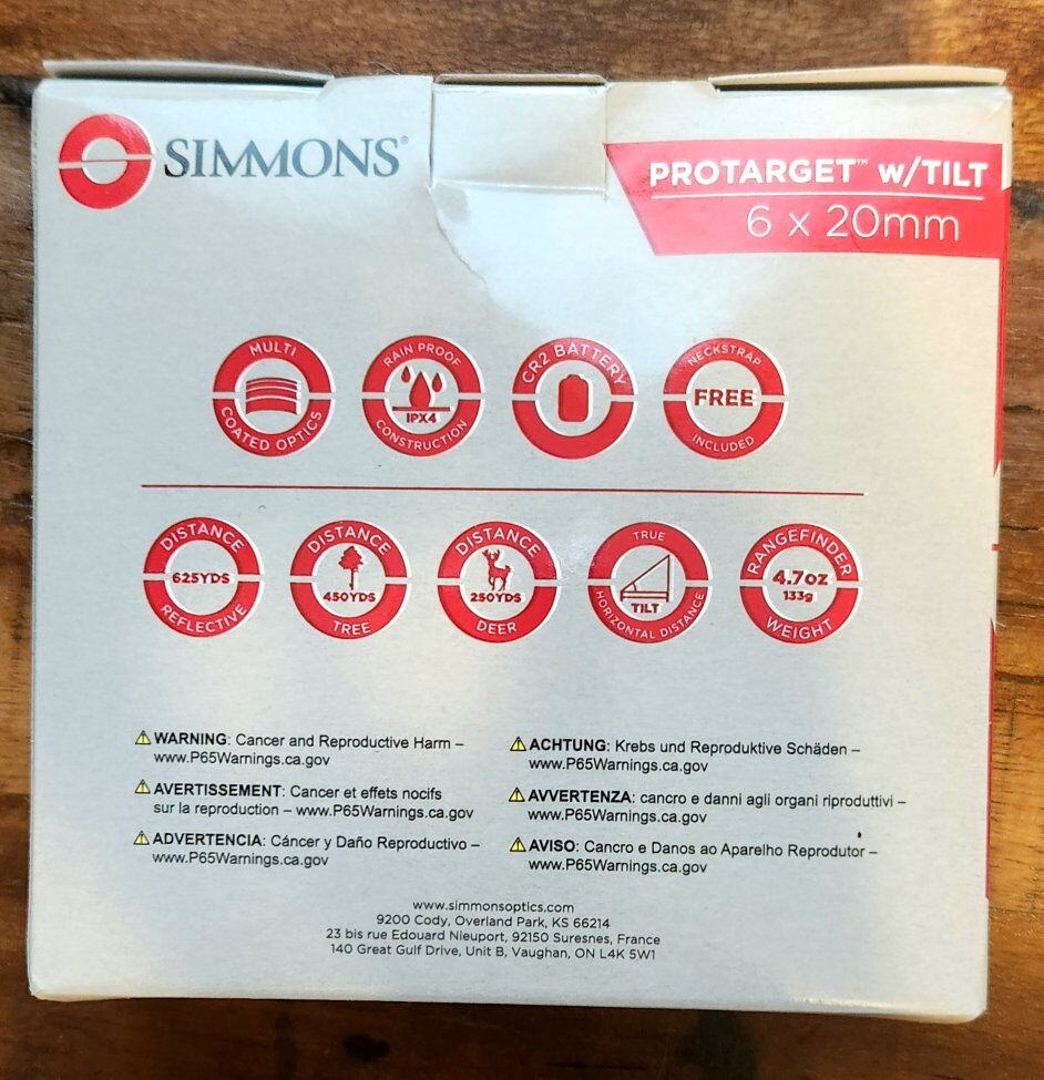 Simmons laser rangefinder and binocular combo kit | Hunting Equipment ...