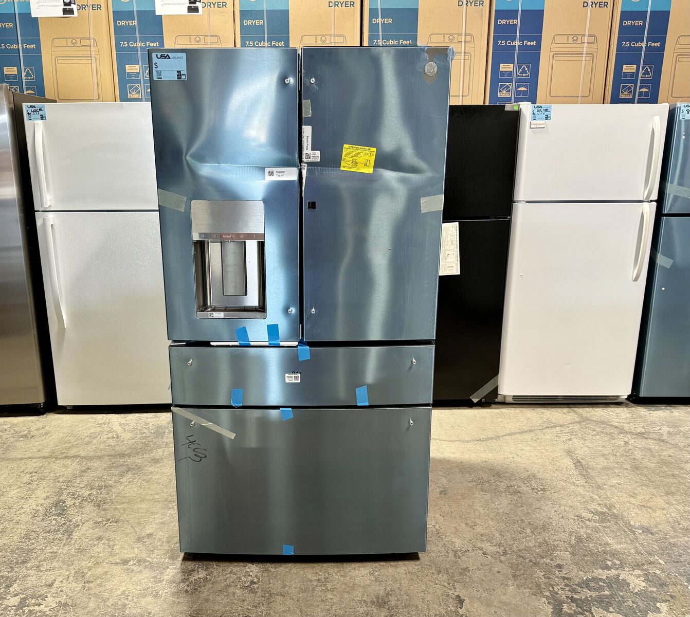 NEW SCRATCH AND DENT GE PROFILE STAINLESS REFRIGERATOR | Refrigerators ...