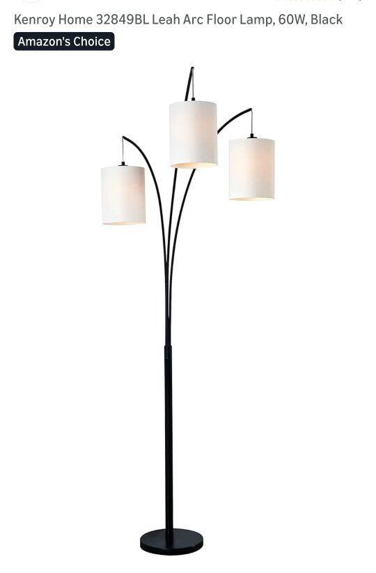 Black 3 Light Arc Floor Lamp Brand New | Home Decor | KSL Classifieds