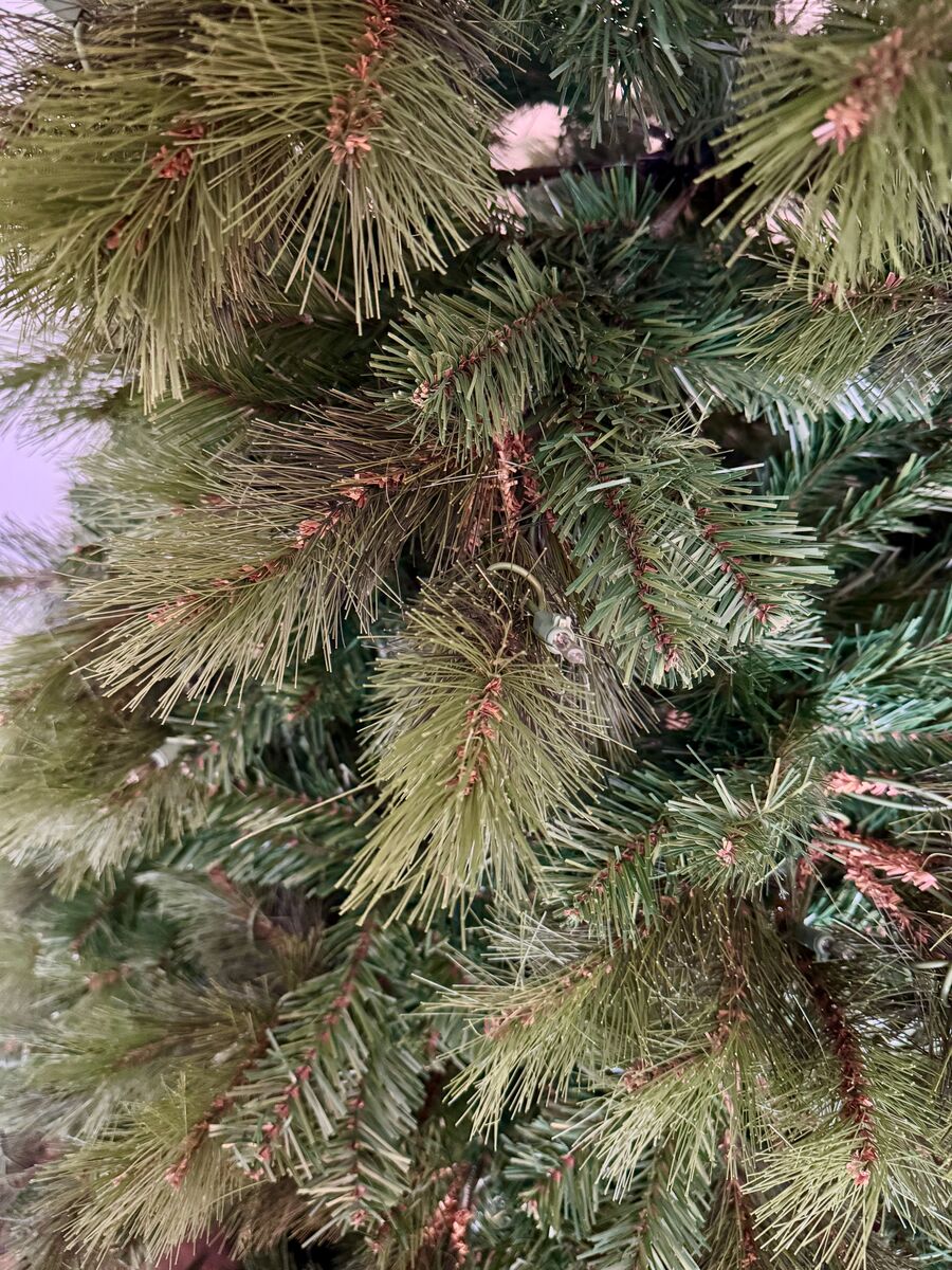 7.5ft Pre-Lit Christmas Tree, Livingston Spruce | $50 | Seasonal ...