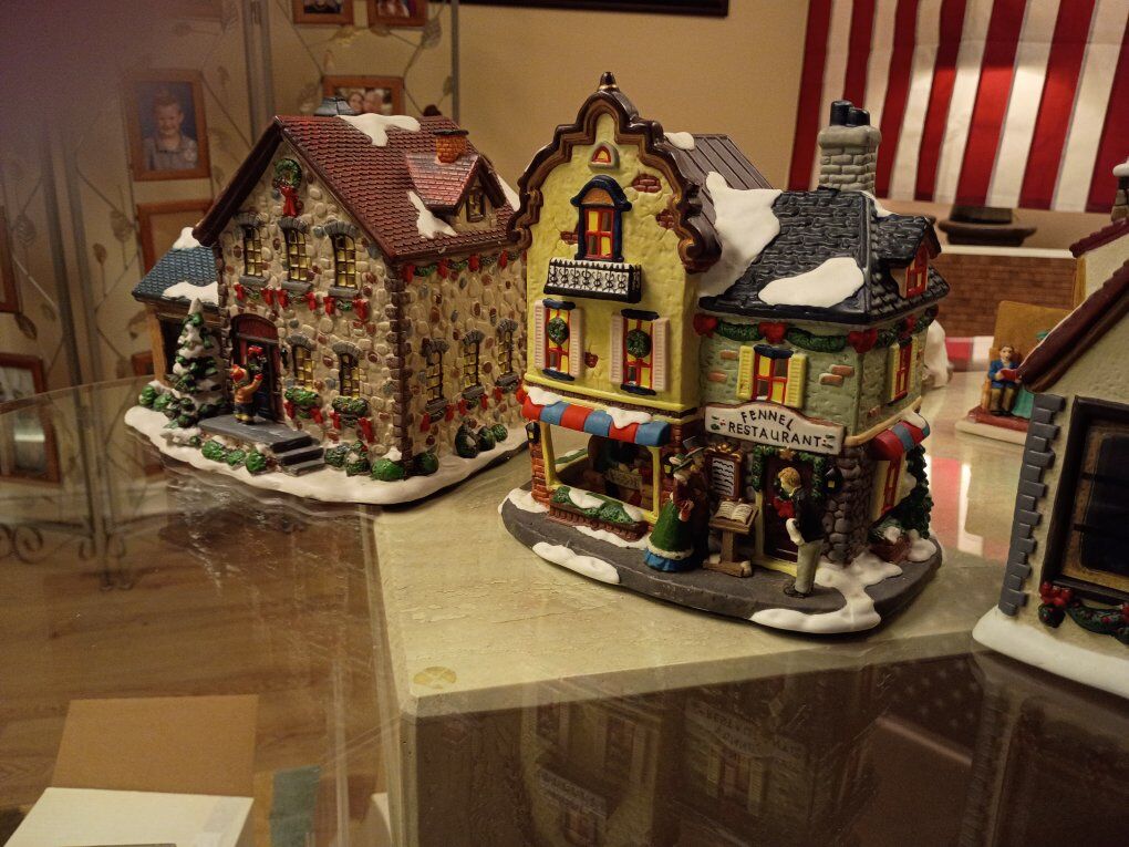 porcelain Christmas village buildings | Ceramics/Porcelain/Glass ...