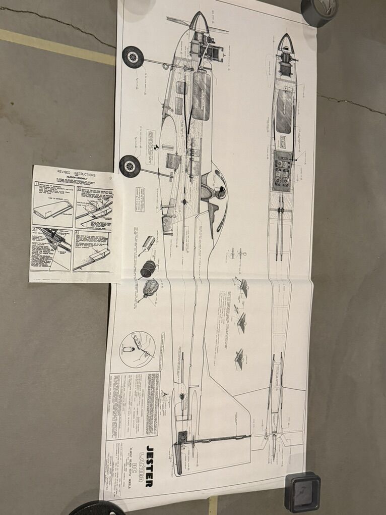 Vintage Lanier Jester RC Model Plane Kit | Remote Controlled Vehicles ...