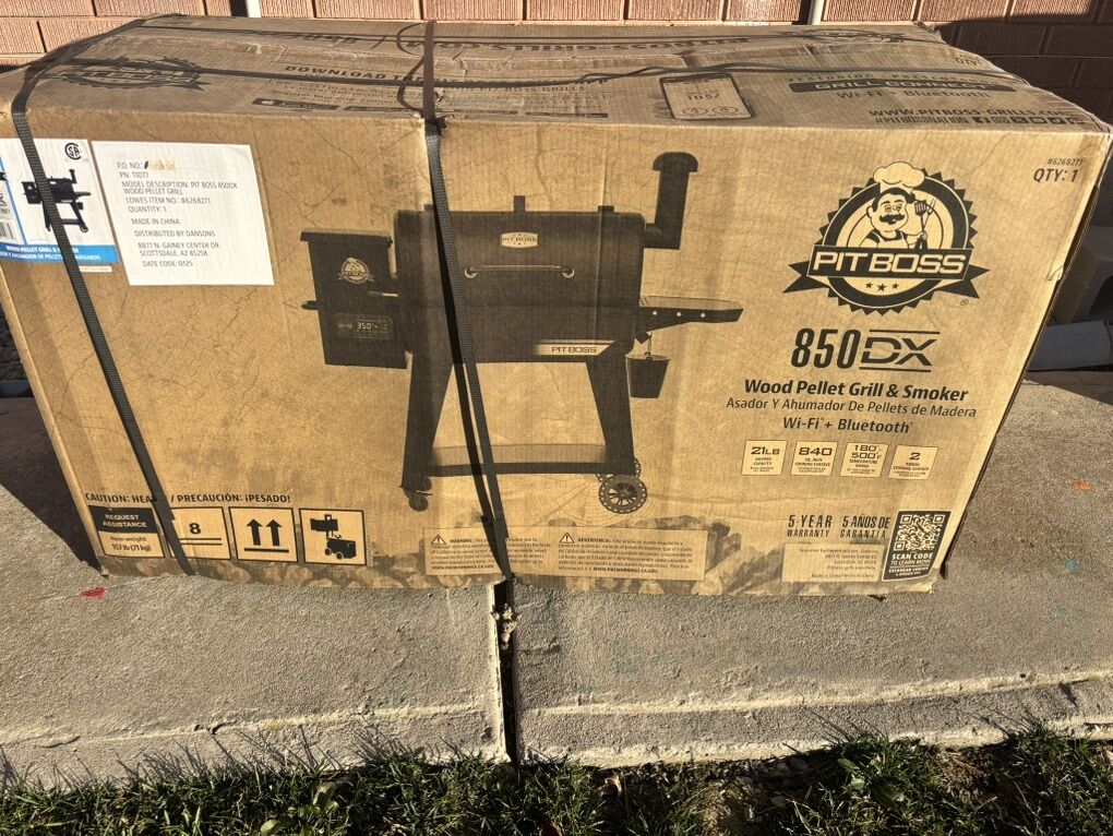 Pit Boss 850DX Smoker - Brand New | Patio Furniture and Grills | KSL ...