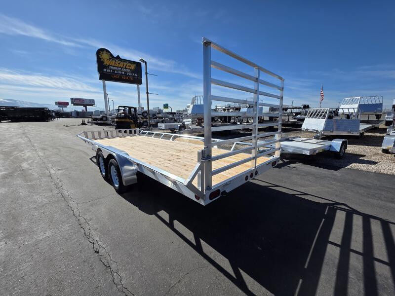 2026 Baughman Products 7X20 ASR with ATV Ramps Aluminum Utility Trailer ...