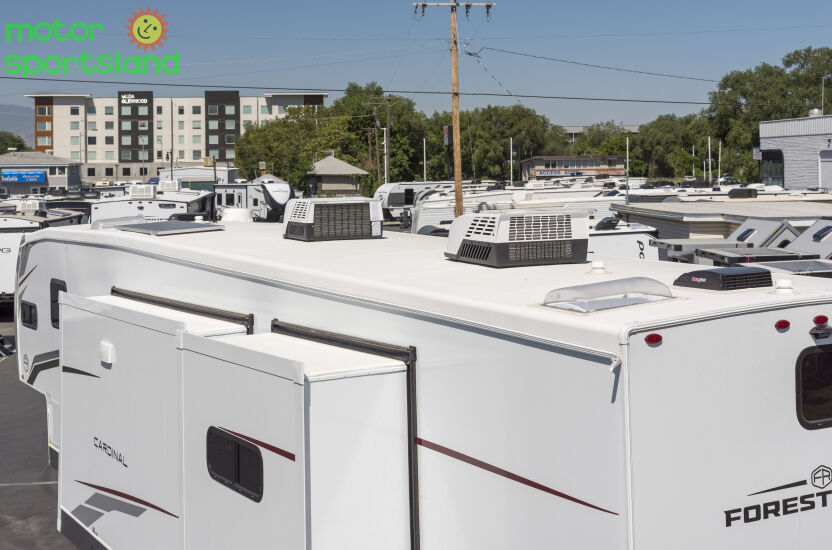 2025 Forest River Cardinal 35 FUN Rear Living Room | Travel Trailers ...