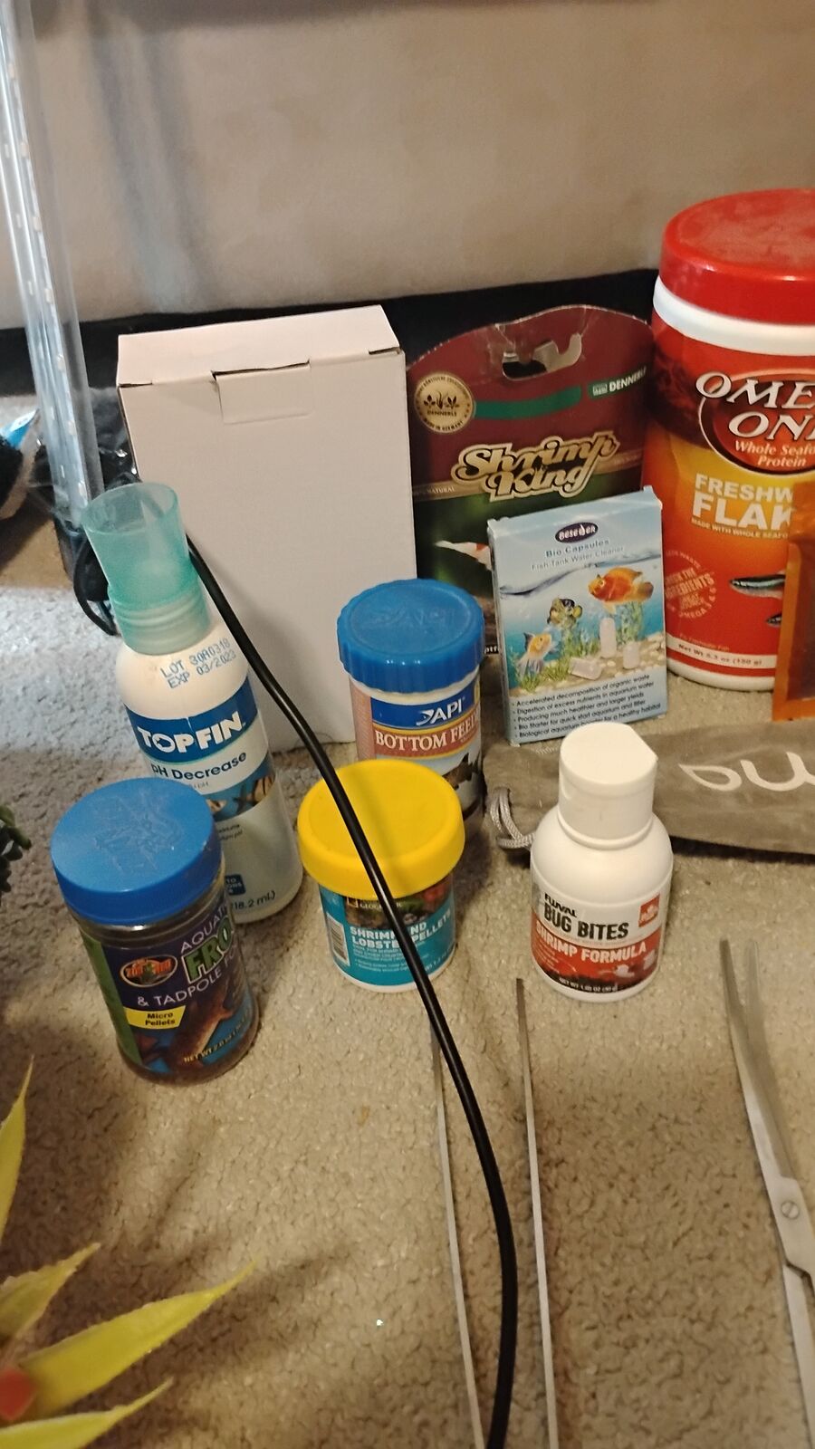 Used 20 Gallon Fish Tank with Supplies and NIB 20 gallon stand OBO ...