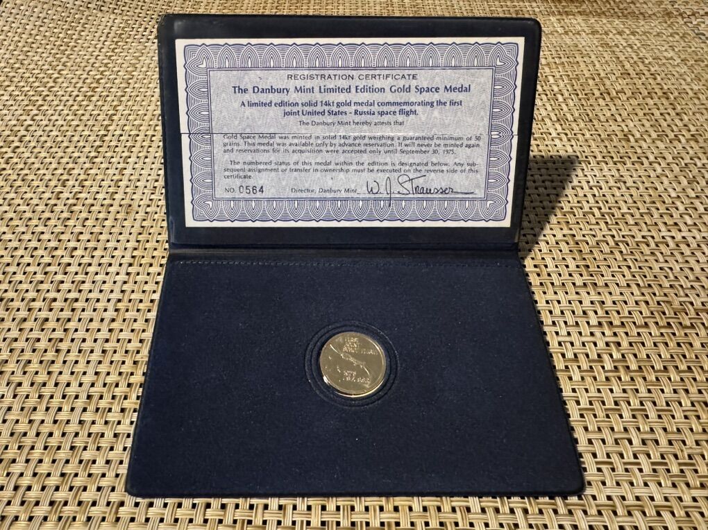 14Kt Gold Space Medal Danbury Mint | Coins & Stamps | KSL Classifieds