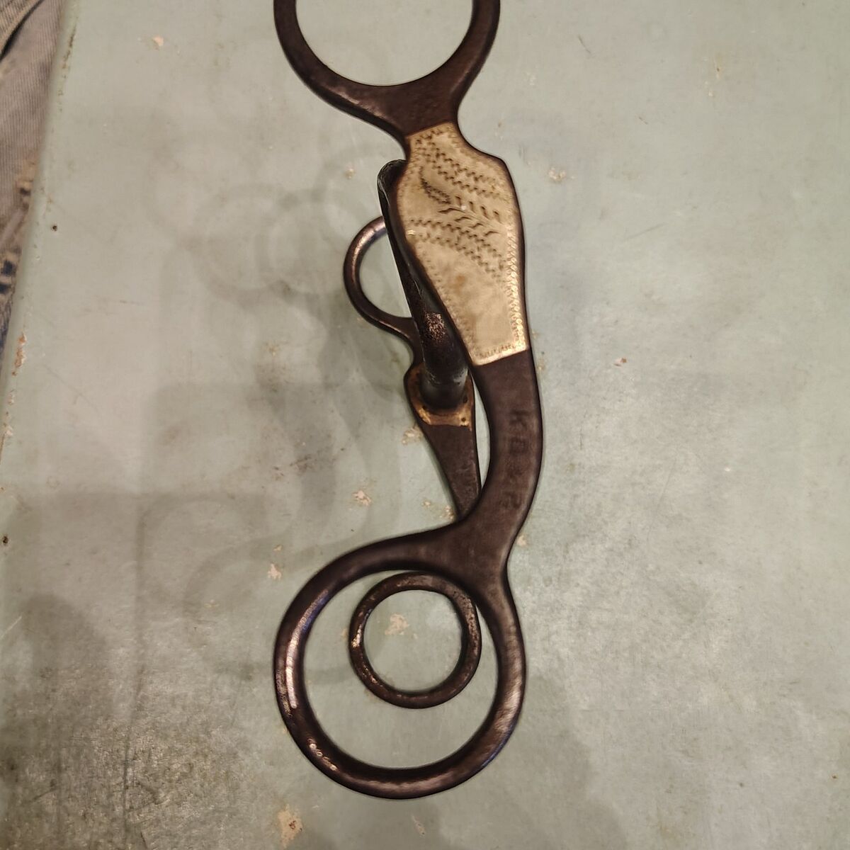 super nice rare antique K.B.& P.marked horse bit | Horses, Saddles and ...