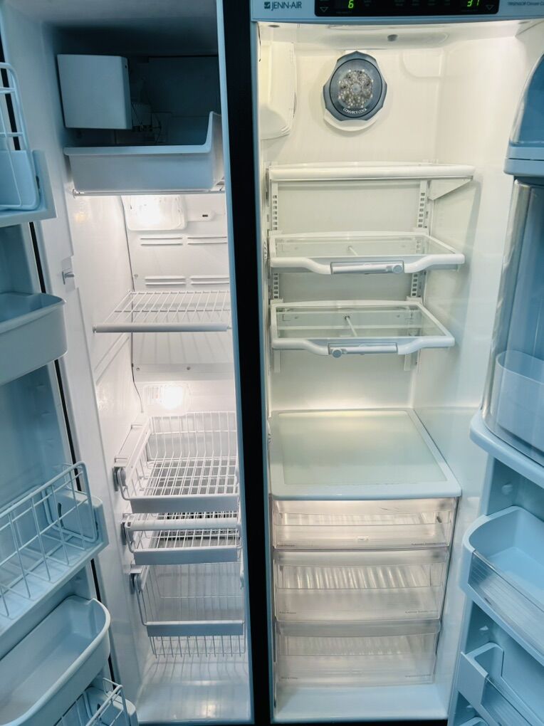 Jenn-Air Stainless Side By Side Refrigerator | Refrigerators & Freezers ...