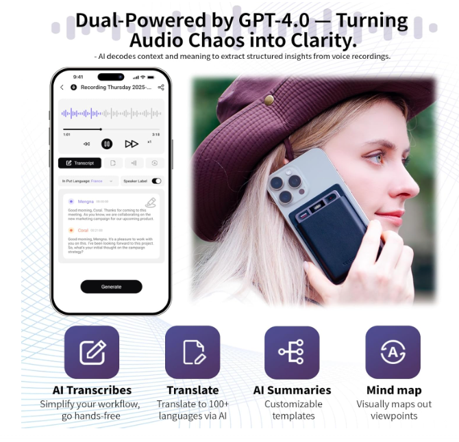New in box AI Voice Recorder | Video Equipment (DVD, VCR, Satellite ...