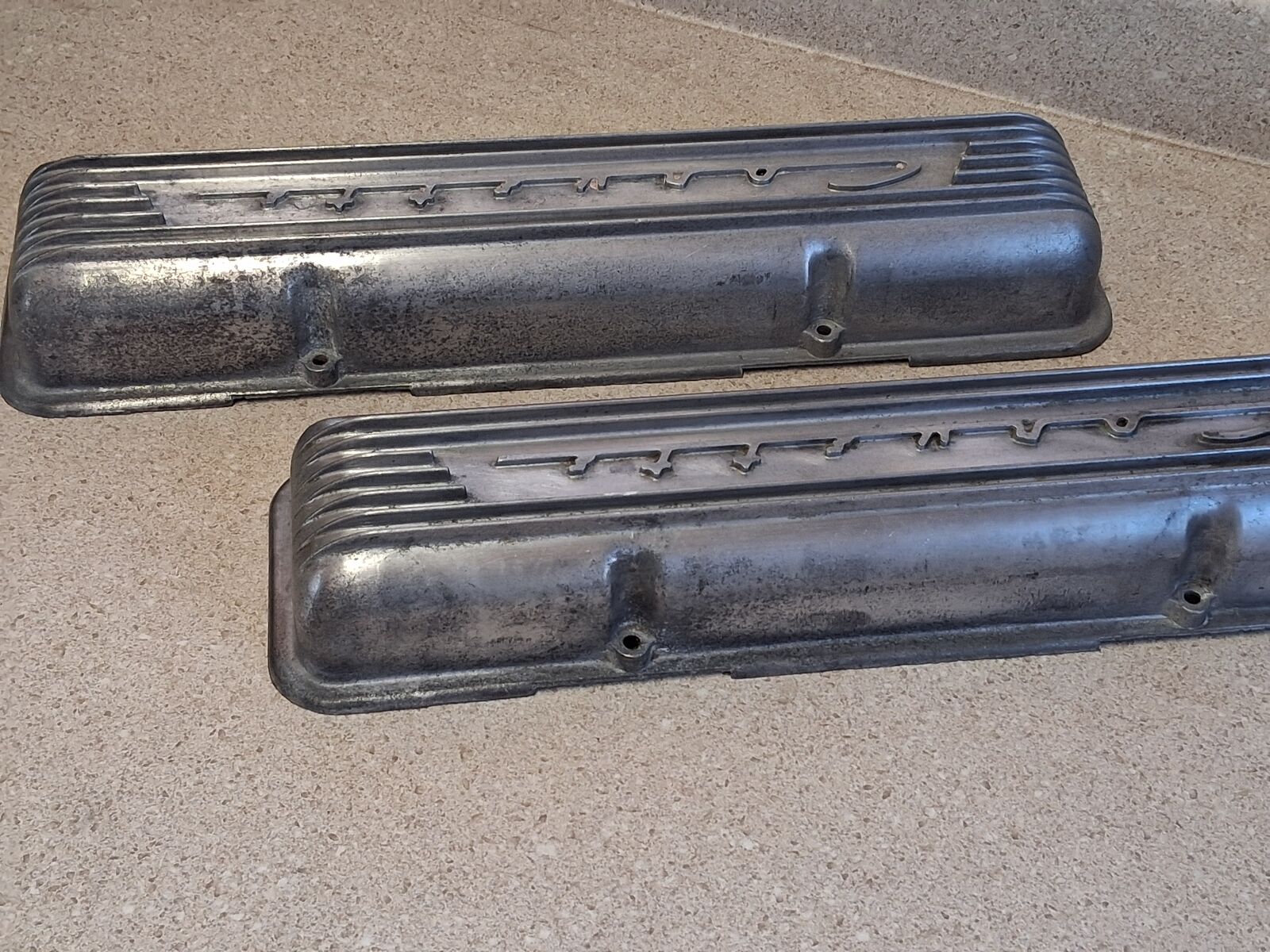 Vintage Aluminum Valve Covers – Mid to Late 1950s Corvette | Engine ...