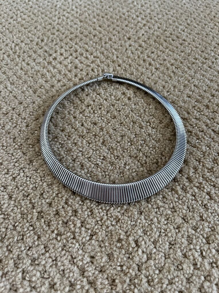 Silver Colored Choker 1950's-1970's - Vintage | Jewelry, Gems ...
