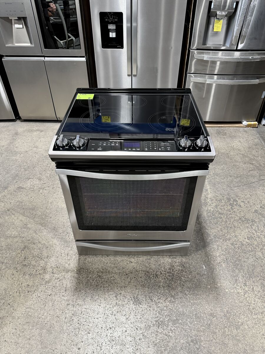 WHIRLPOOL ELECTRIC SLIDE IN RANGE STAINLESS STEEL | Stoves, Ranges and ...