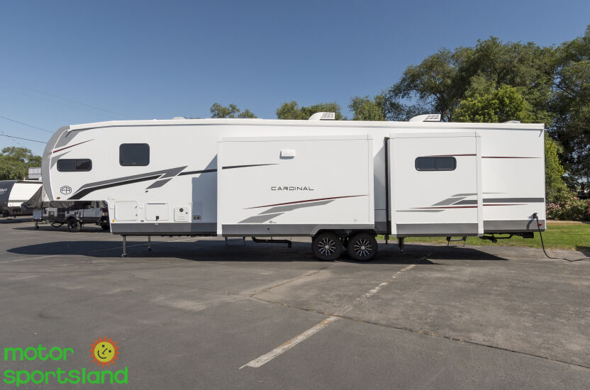 2025 Forest River Cardinal 35 FUN Rear Living Room | Travel Trailers ...