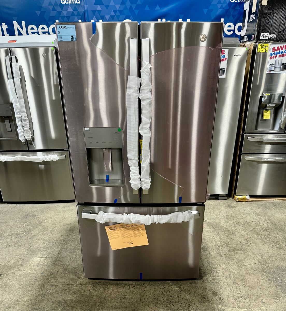 GE FRENCH DOOR STAINLESS STEEL REFRIGERATOR | Refrigerators & Freezers ...