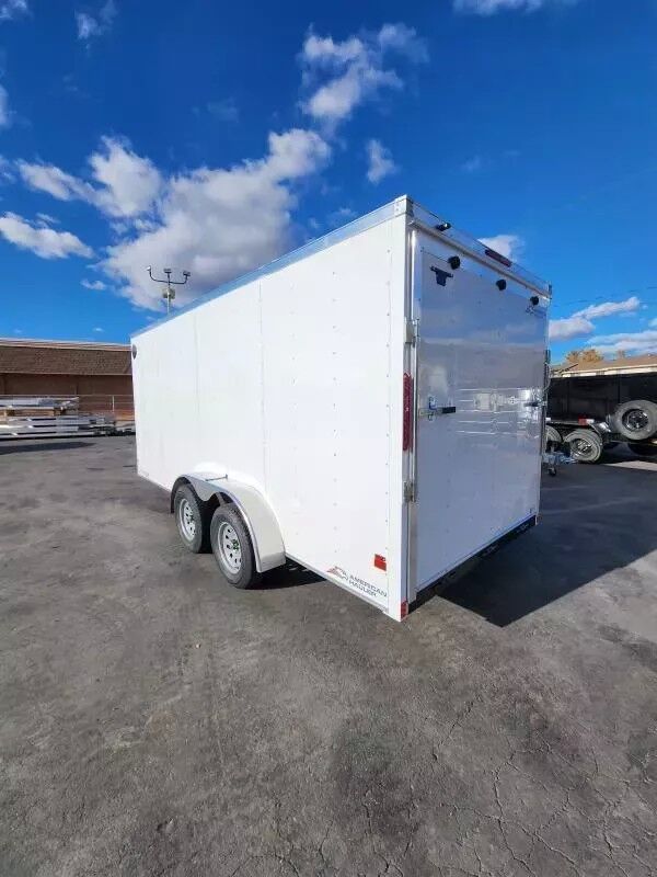2025 7X16 Arrow with Spare American Hauler Enclosed Cargo Trailer ...
