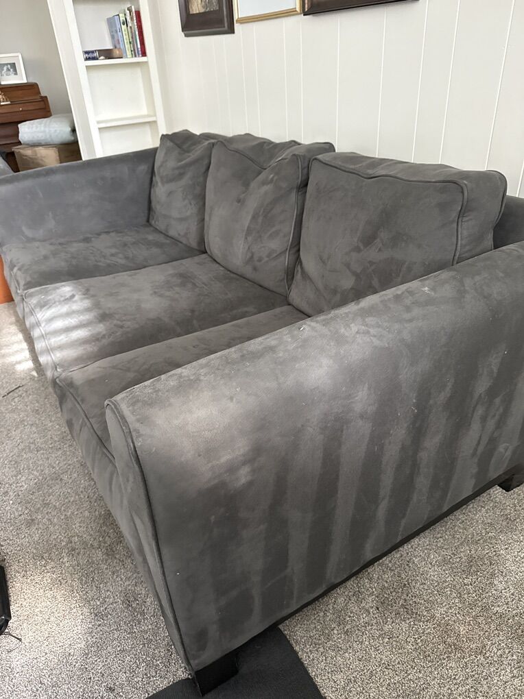 Microfiber Couch/ Down FIlled!!! Amazing | Couches and Loveseats ...