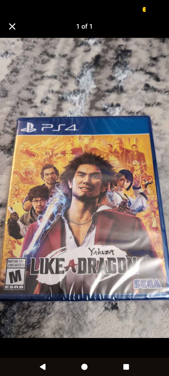 Yakuza like a dragon for PS4! Brand new! | Playstation Games and ...