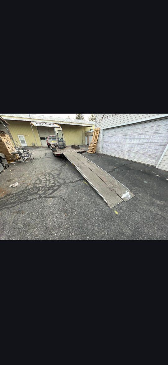 Melcher 14ft Fiberglass Auto Ramps–2,500 lb Rate | Utility Trailers ...