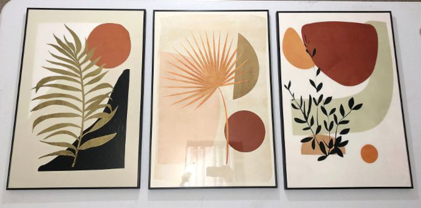 Set of 3 Modern Abstract Boho Art Paintings - 16"x24" (2 for $20 ...