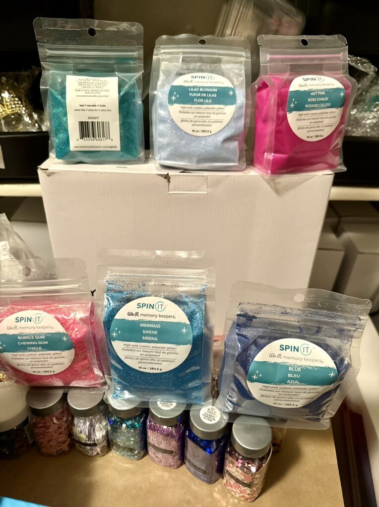 New Craft Supplies Lot - Tumblers, Glitter, Paint | Arts & Crafts | KSL ...
