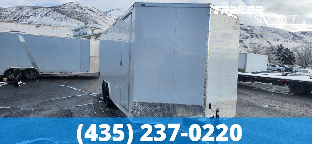 American Hauler Arrow Deluxe 8.5x20 ft Enclosed Car Hauler Trailer 7'0 ...