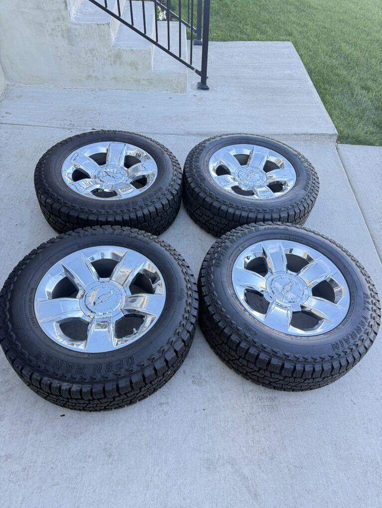 Chevy Silverado 1500 Rims And Tires 275/65R20 | Wheels and Tires - SUV ...