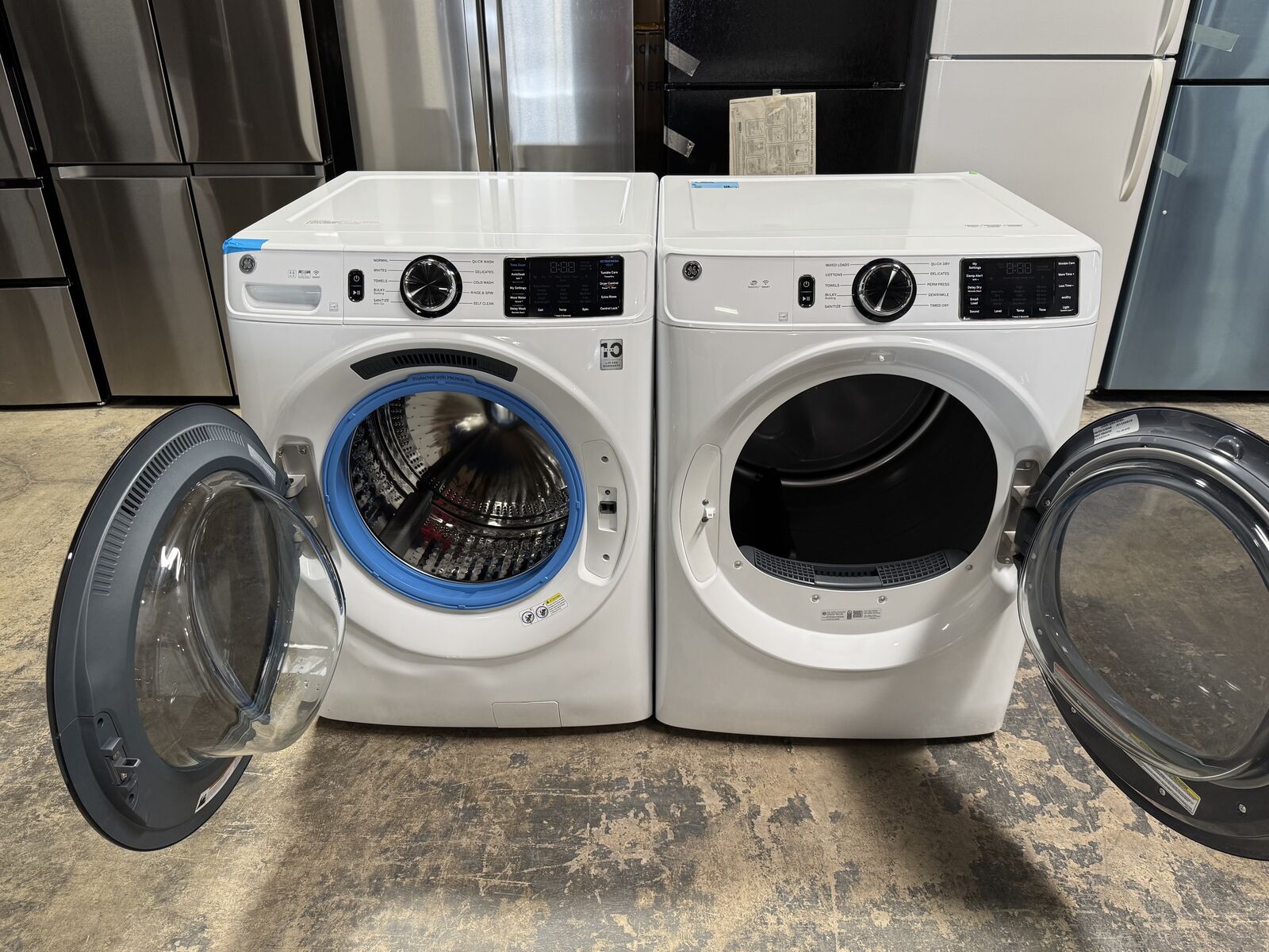 NEW GE SMART WASHER AND DRYER SET WITH WARRANTY | Washers and Dryers ...