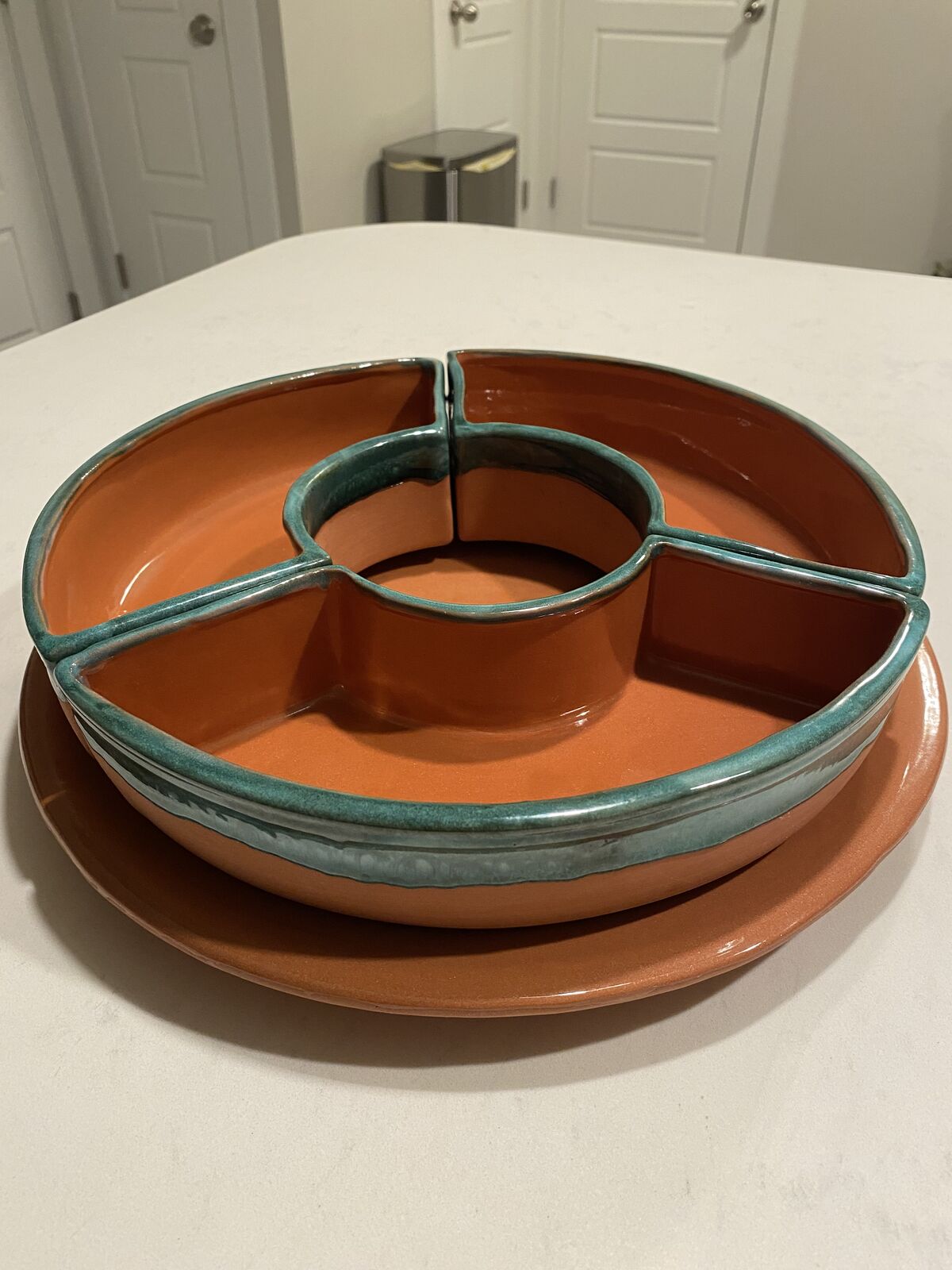 Handmade terracotta chip and dip serving set | Kitchen | KSL Classifieds