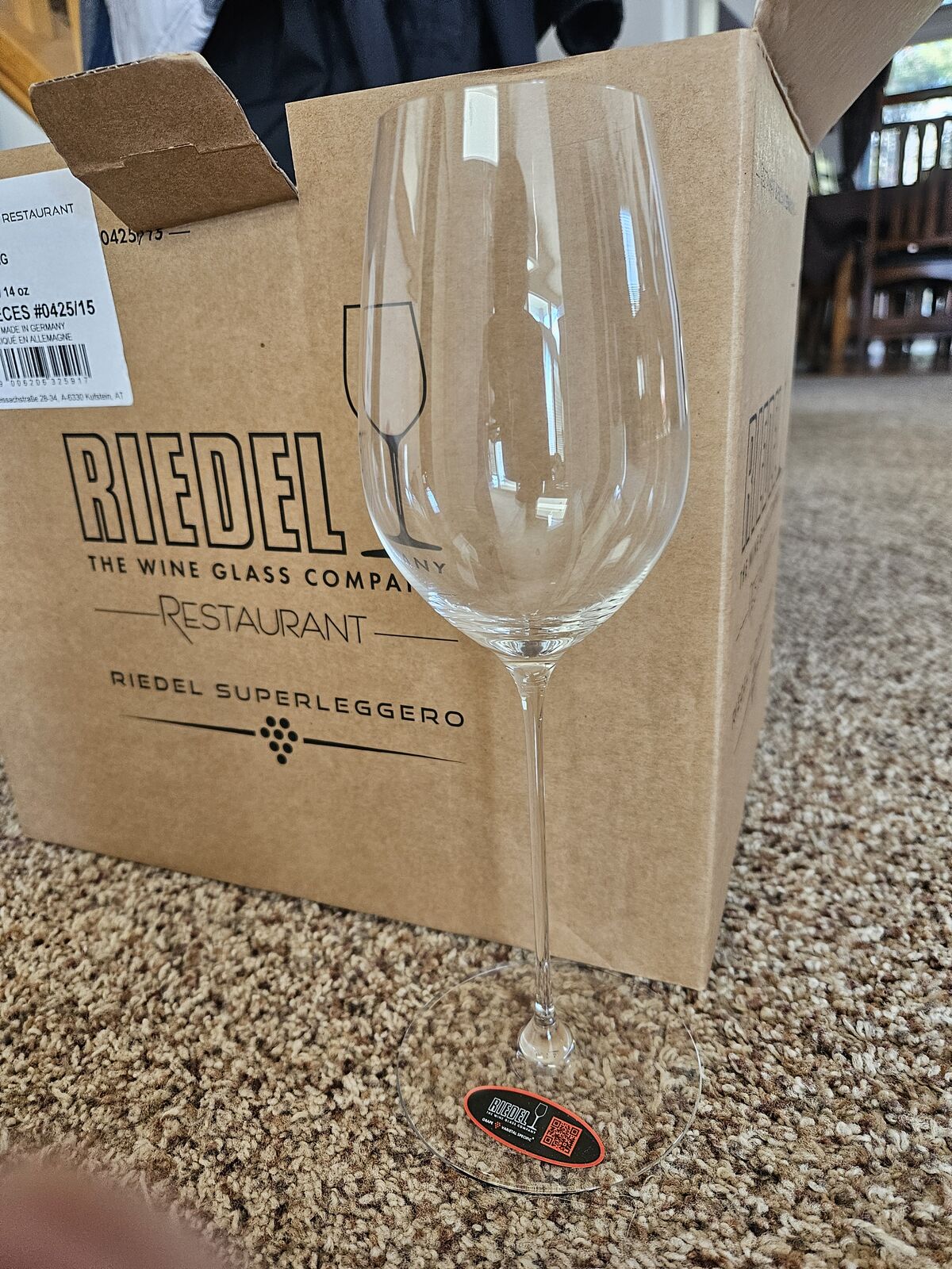 New in Box Reidel Superleggero Reisling Wine Glasses Set of 6 | Kitchen ...