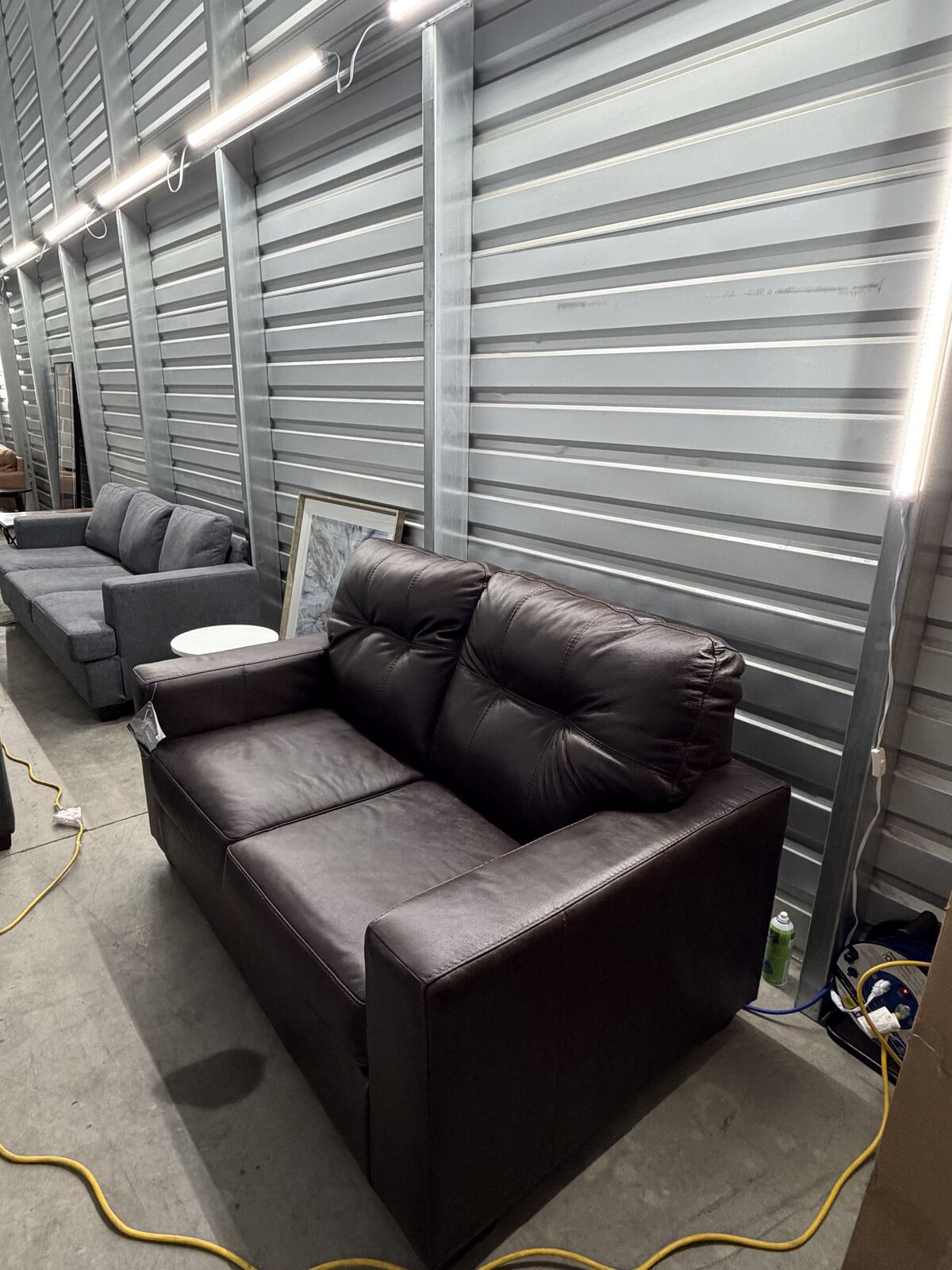 ASHLEY SANTORINE LEATHER LOVESEAT – 50% OFF! | Couches and Loveseats ...