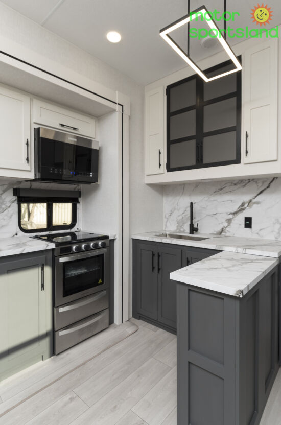 2025 Kzrv Sportster 3914X Toy Hauler Garage Rear Living Room U-Shaped ...