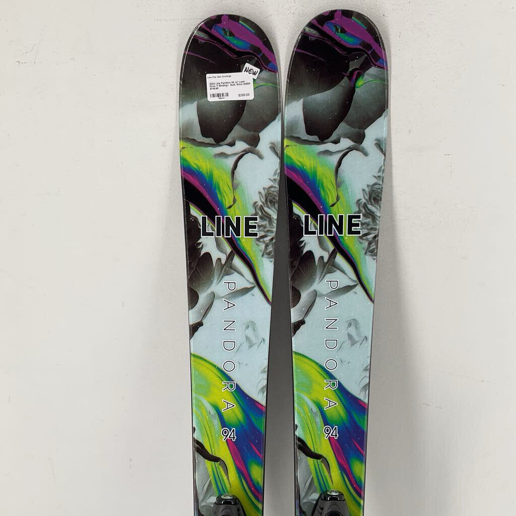 2024 Line Pandora 94 w/ Look Pivot 11 Bindings | Downhill Skis | KSL ...