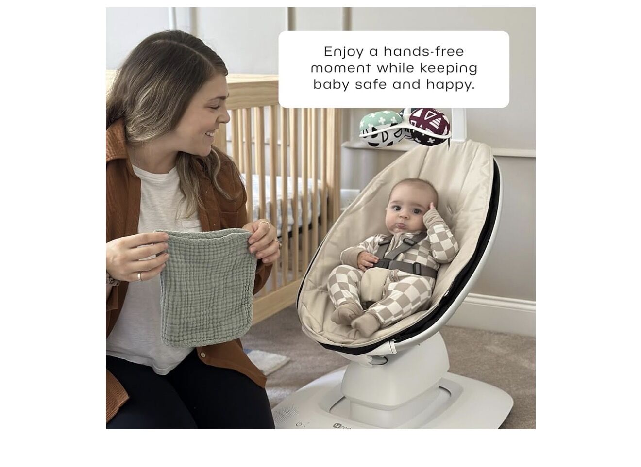 4moms MamaRoo Multi-Motion Baby Swing, Bluetooth Enabled with 5 Unique ...