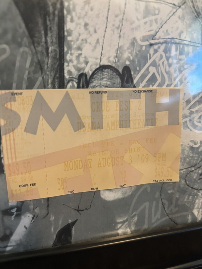 Motley Crue Poster From Crue Fest2 With Ticket Stu | Drums and ...