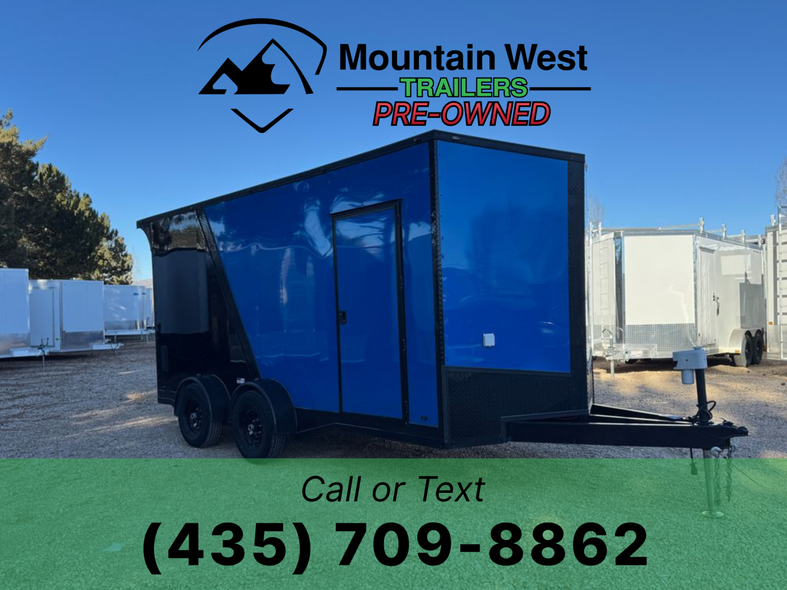 2025 USED Steel Pines 7X16 Enclosed Cargo Trailer | Utility Trailers ...